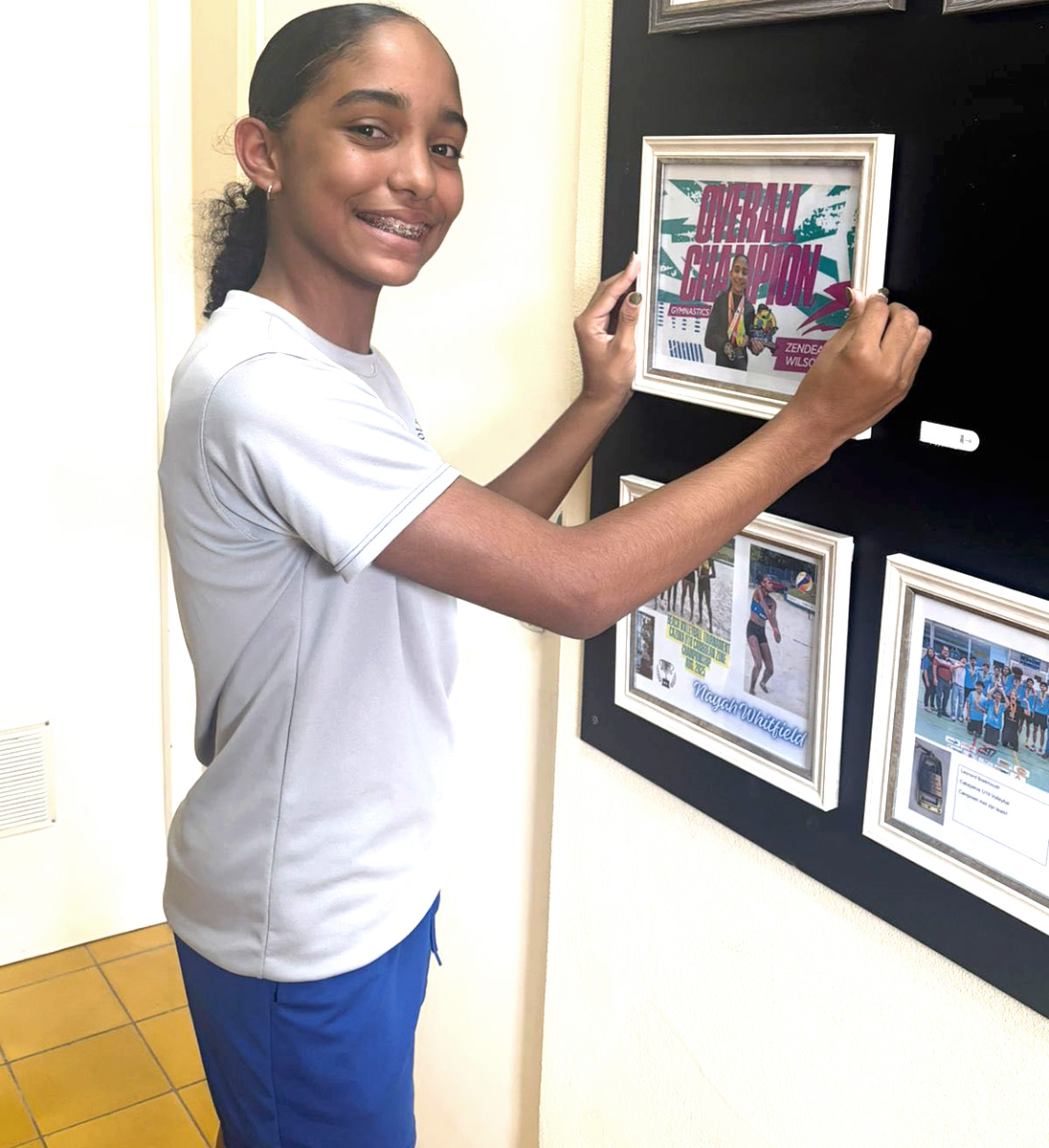 A honra alumnonan di Colegio Nigel Matthew cu a sobresali den deporte