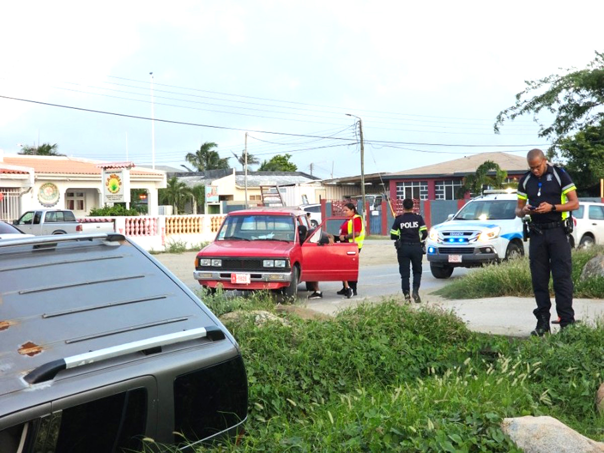 Accident a finalisa cu un SUV cayendo den greppel