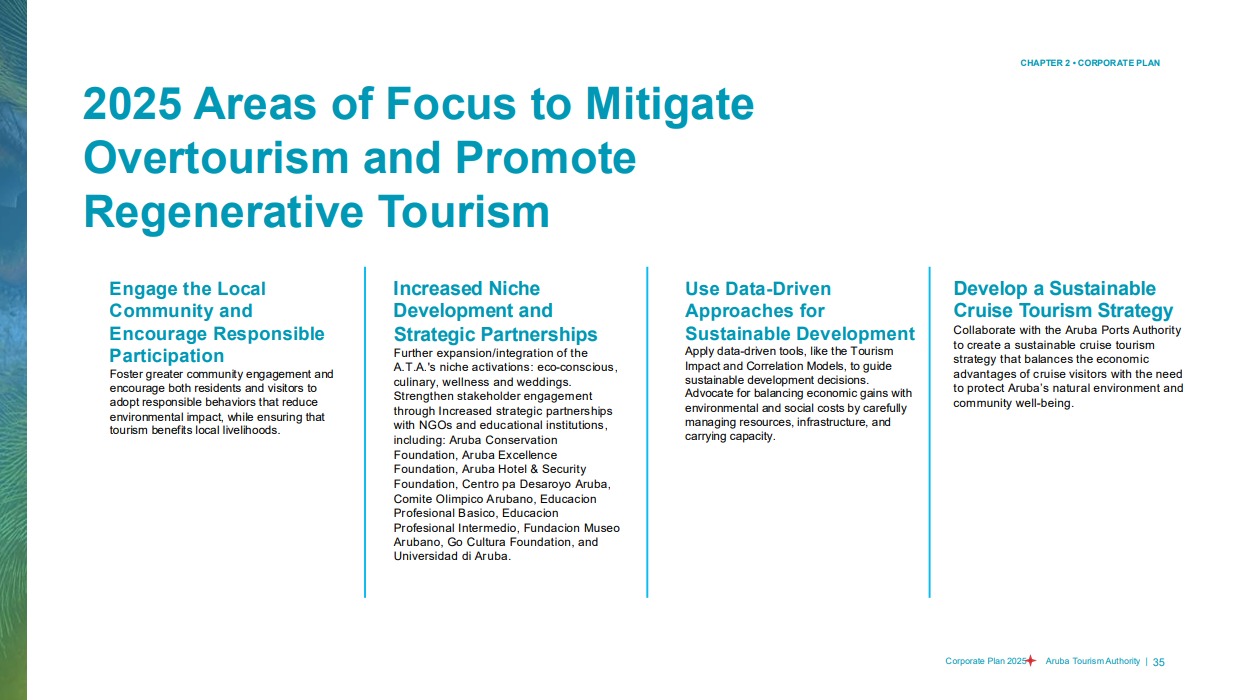 A.T.A. ta comparti un resumen di strategia pa cu Plan Corporativo 2025