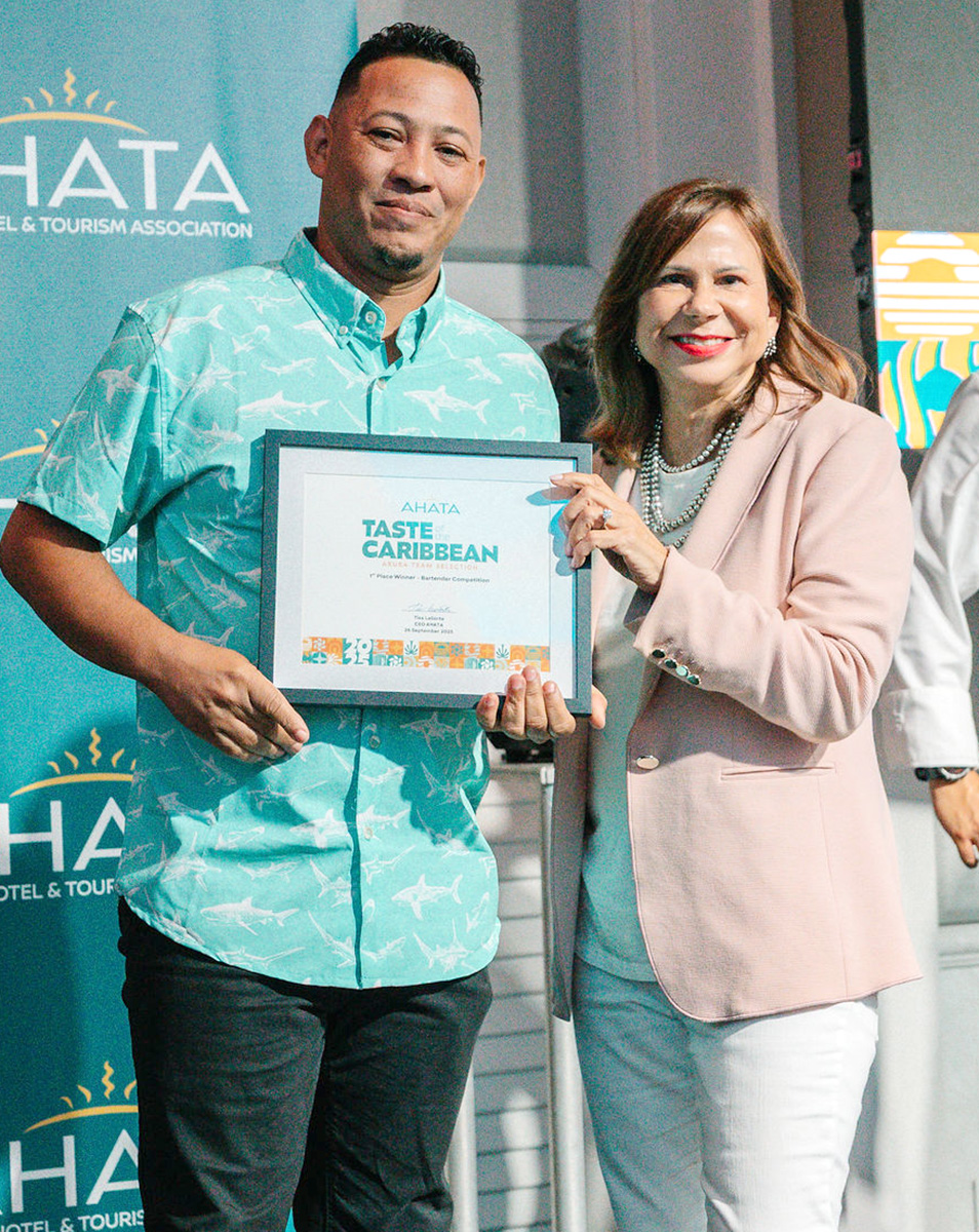 Chef Aldwin Donata a bira ganador y ta awor den Aruba Culinary Team
