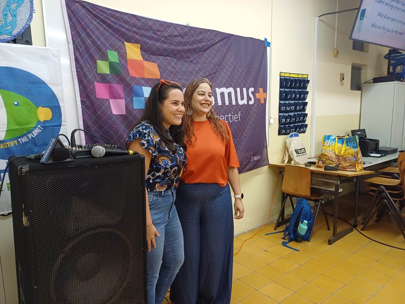 Colegio Arubano tabata fenomenal anfitrion pa grupo di Erasmus+