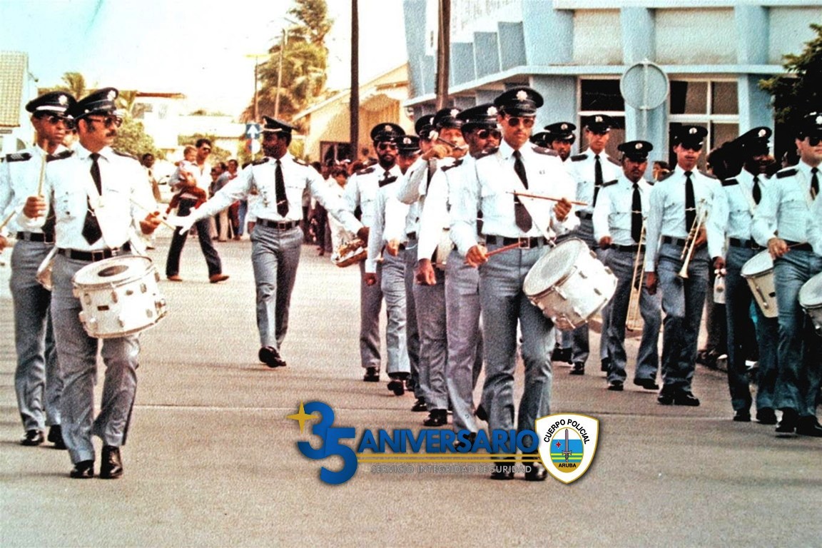 Cuerpo Policial Aruba ta celebra 35 aniversario