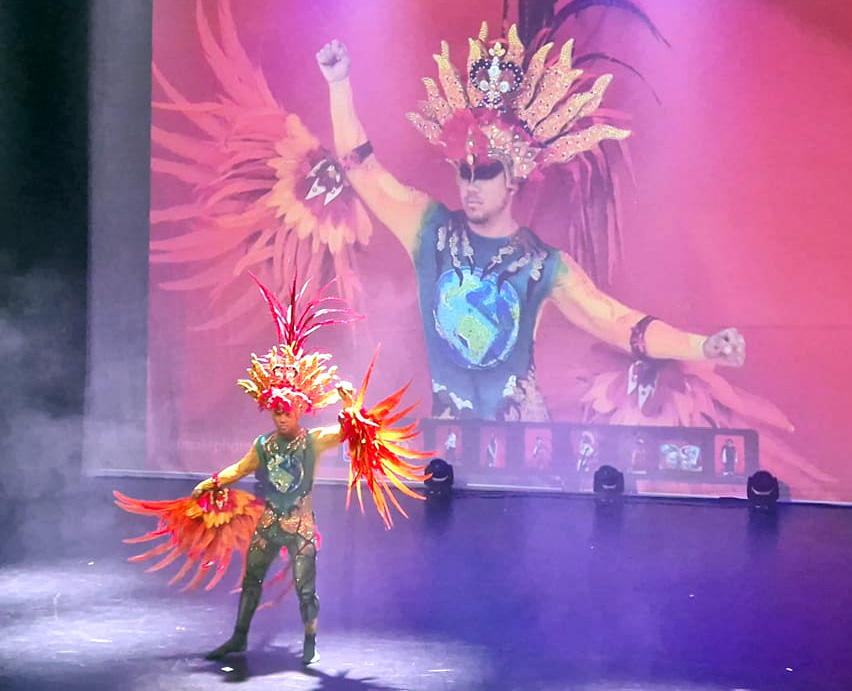 Derrel Lampe di Aruba escogi como ‘Best Male Model of the Universe 2022’