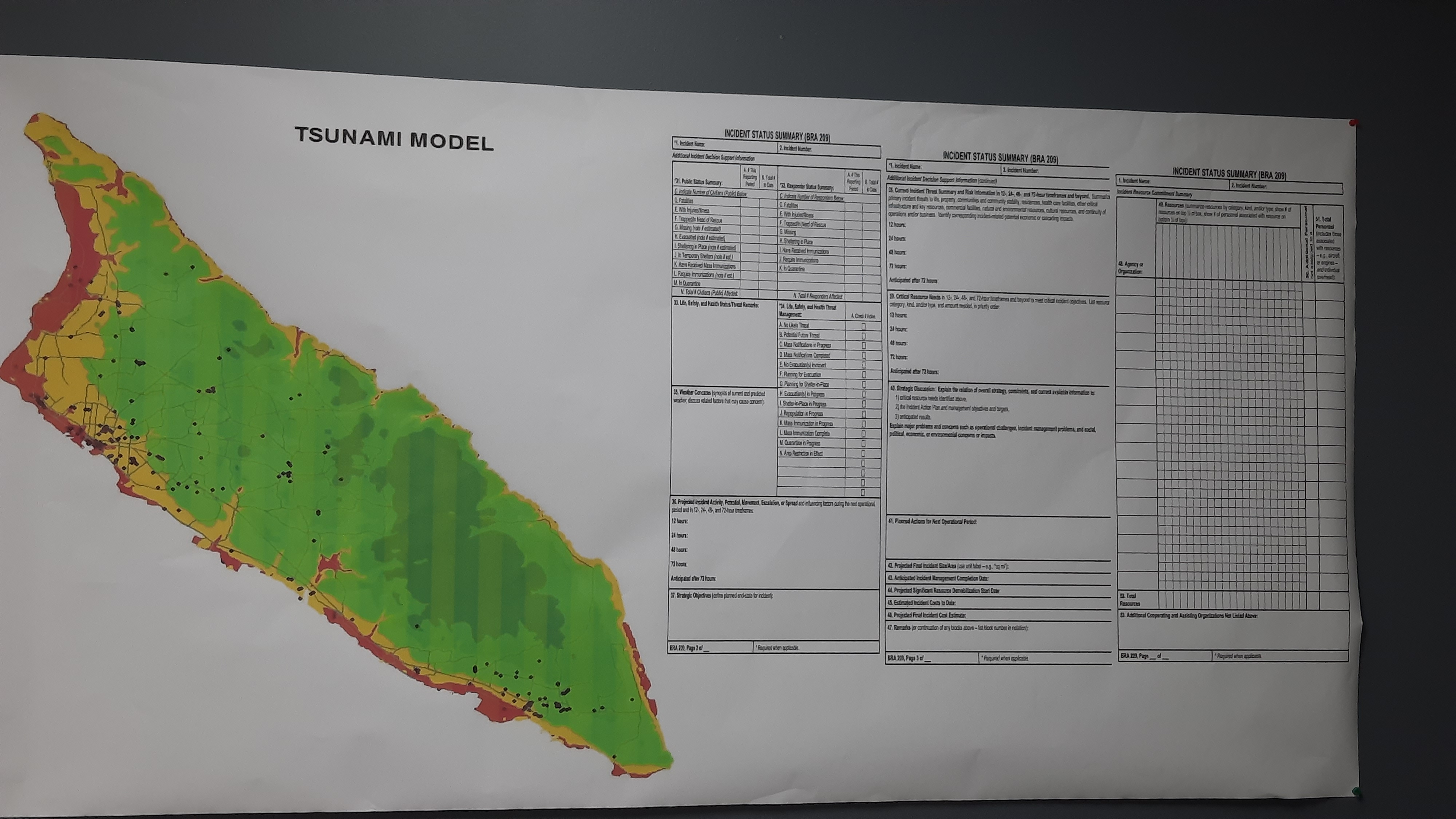 E area mas afecta den caso di tsunami lo ta parti pazuid di Aruba