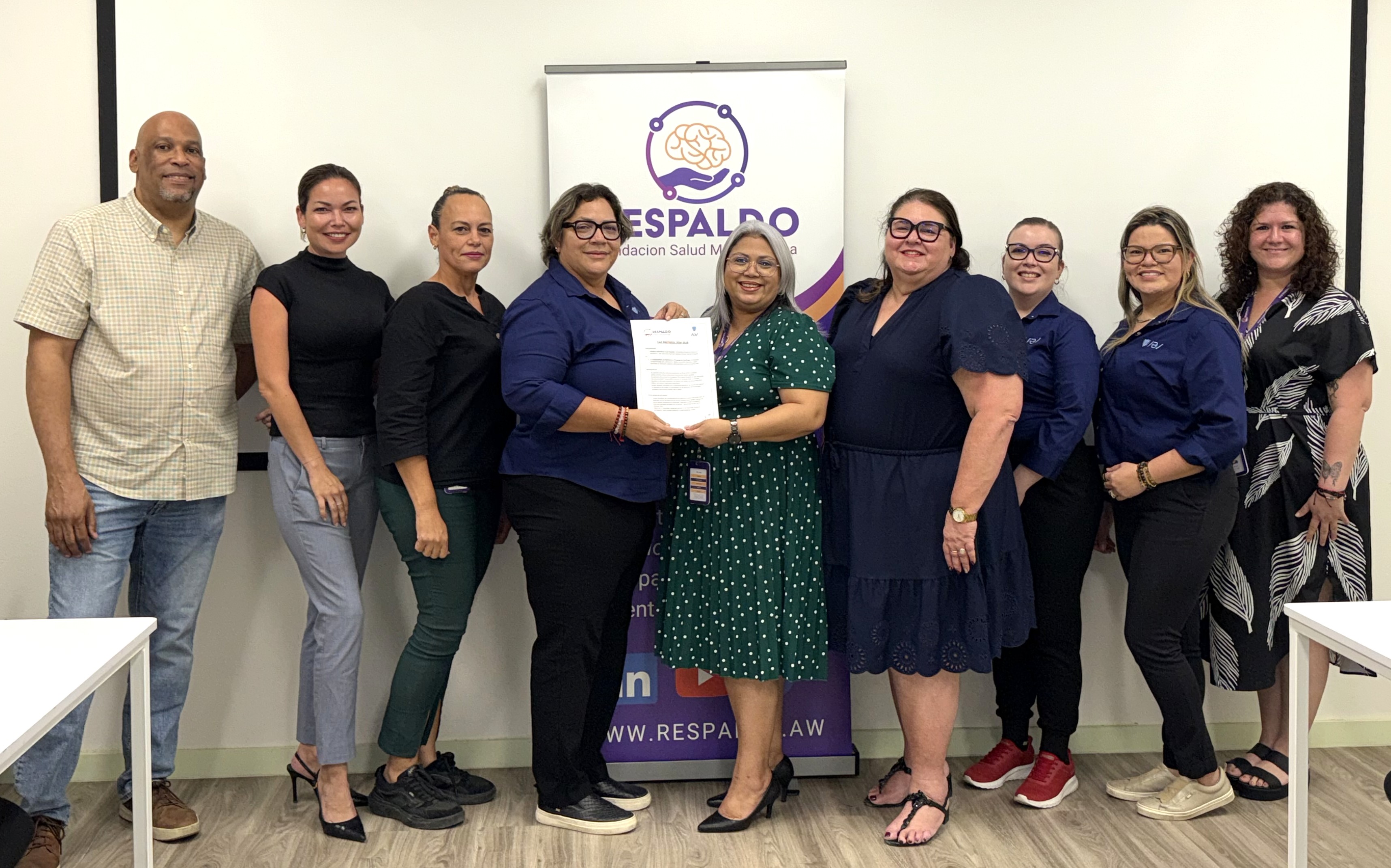 Fundacion Salud Mental Aruba Respaldo a firma Protocol di CAO 2026-2028 ...