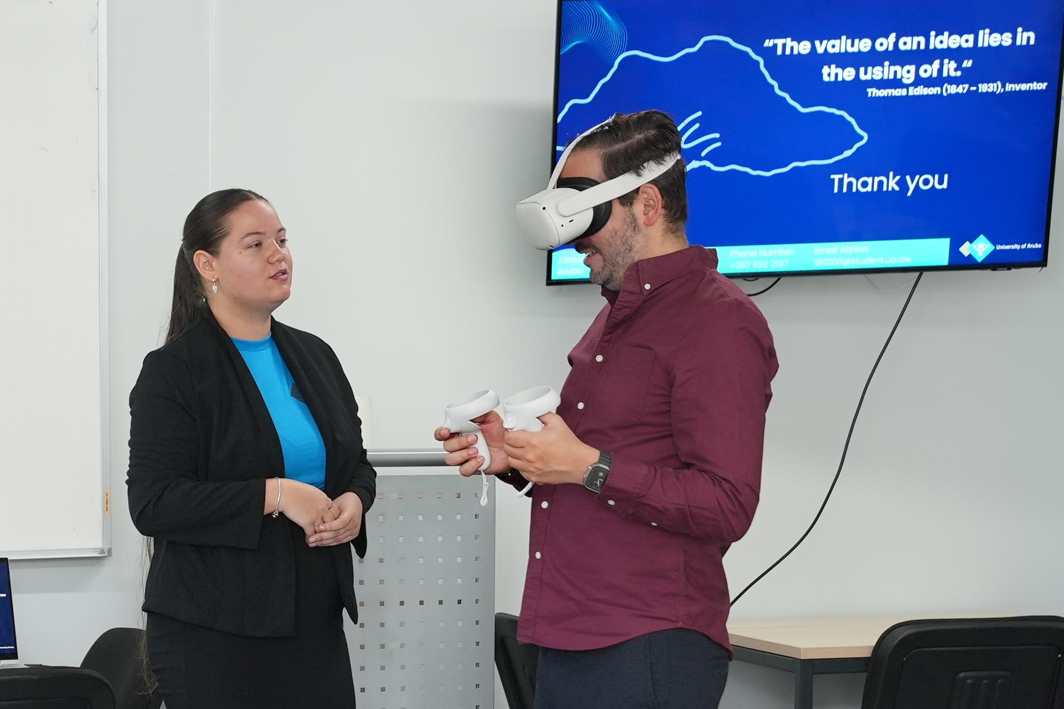 Inauguracion di Fototi Tech Lab na Universidad di Aruba