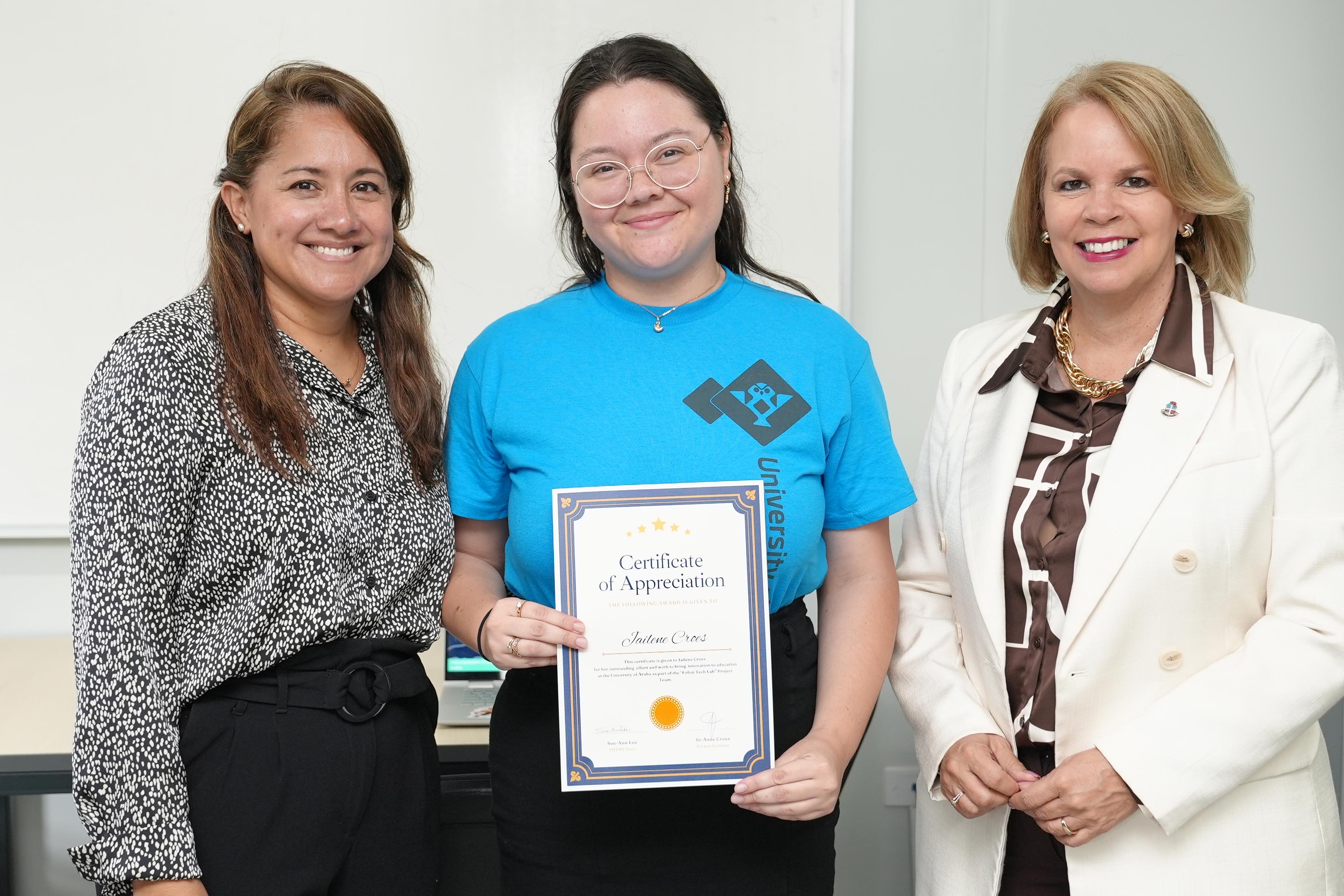 Inauguracion di Fototi Tech Lab na Universidad di Aruba