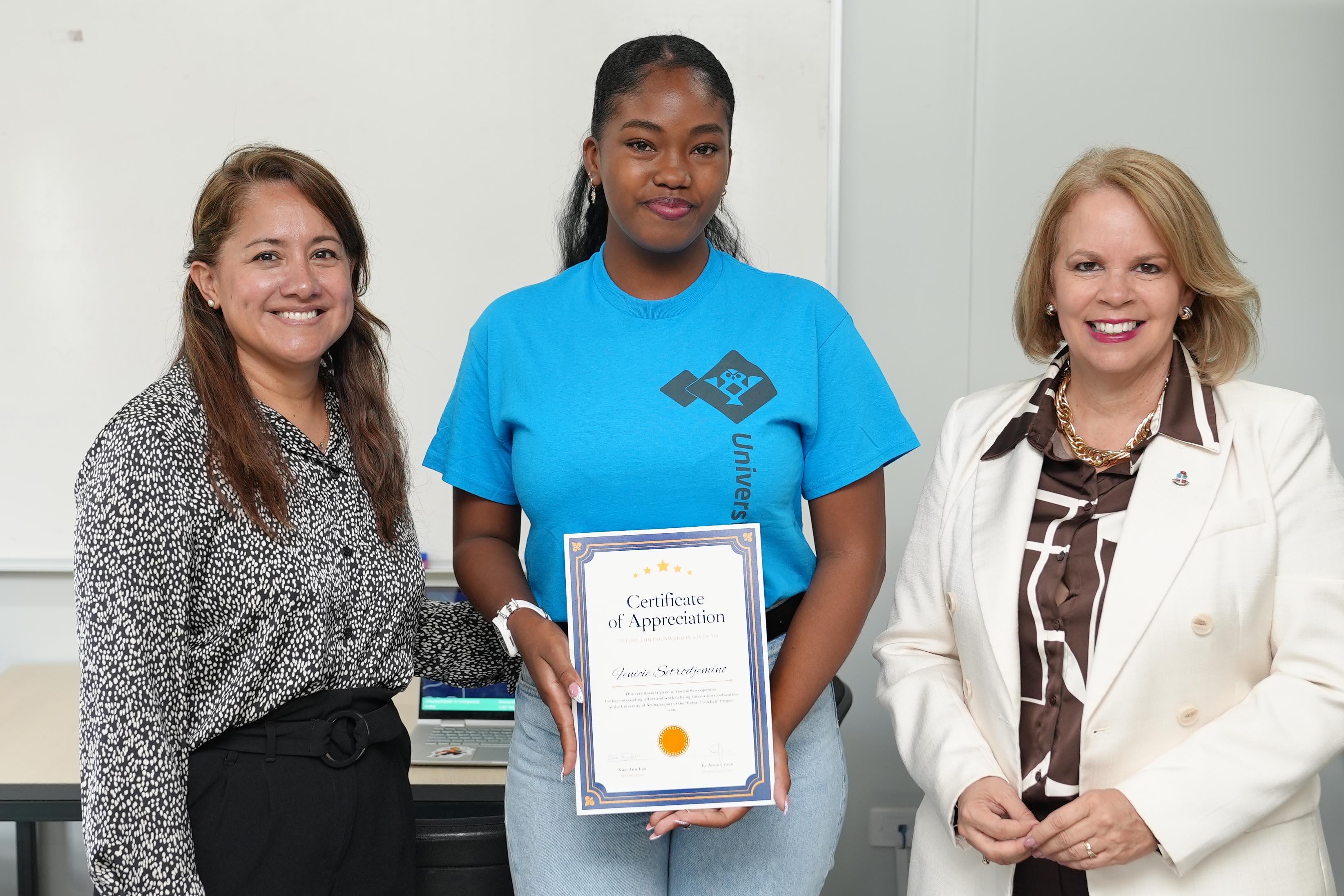 Inauguracion di Fototi Tech Lab na Universidad di Aruba