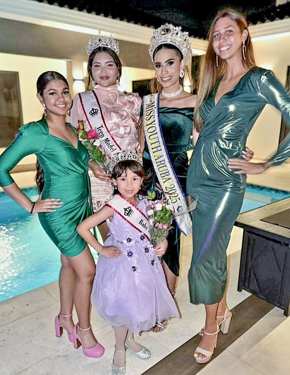 Jayci-ann Croes corona como Teen Model Aruba 2026