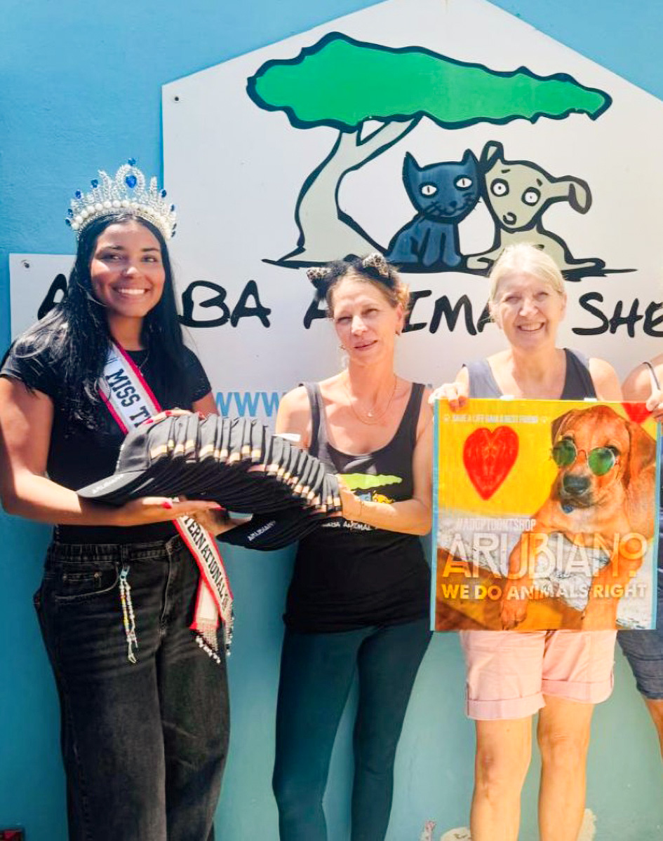 Marca ARUBIANO ta desea Tara van der Werk tur exito na Punta Cana