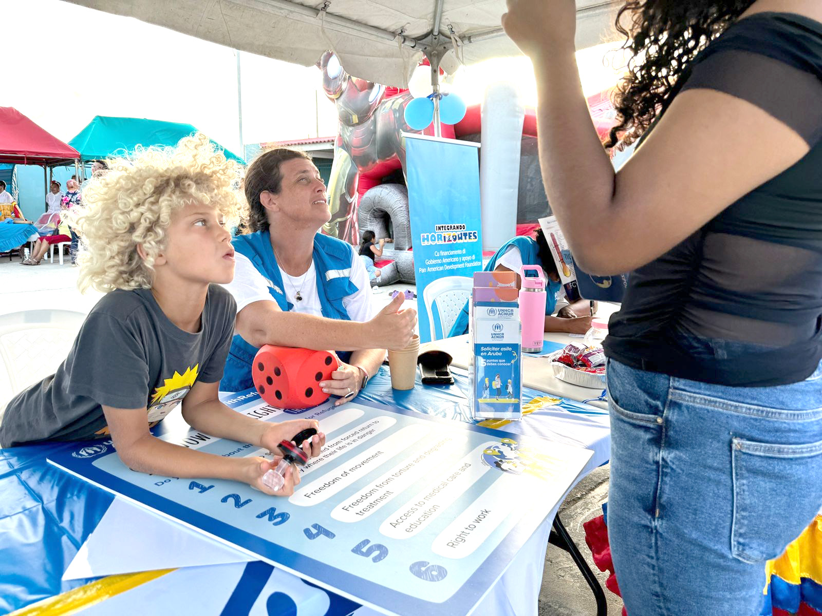 Na Centro di Bario Playa Pabao a celebra Dia Mundial di Refugiadonan