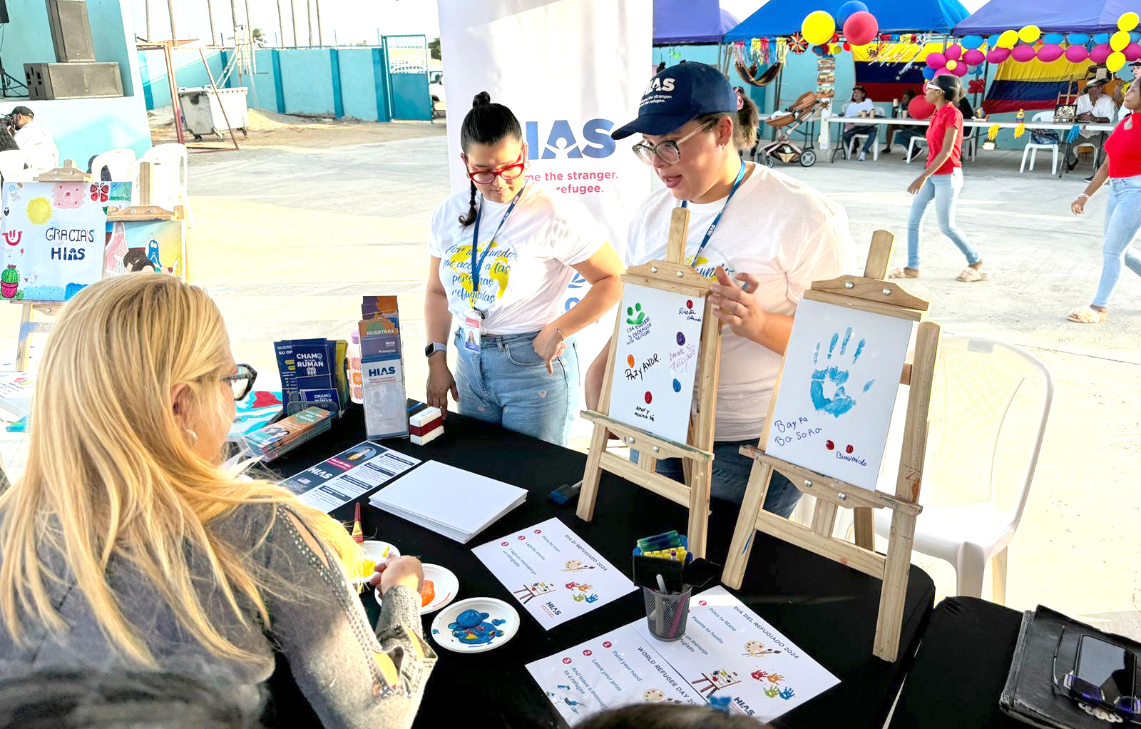 Na Centro di Bario Playa Pabao a celebra Dia Mundial di Refugiadonan