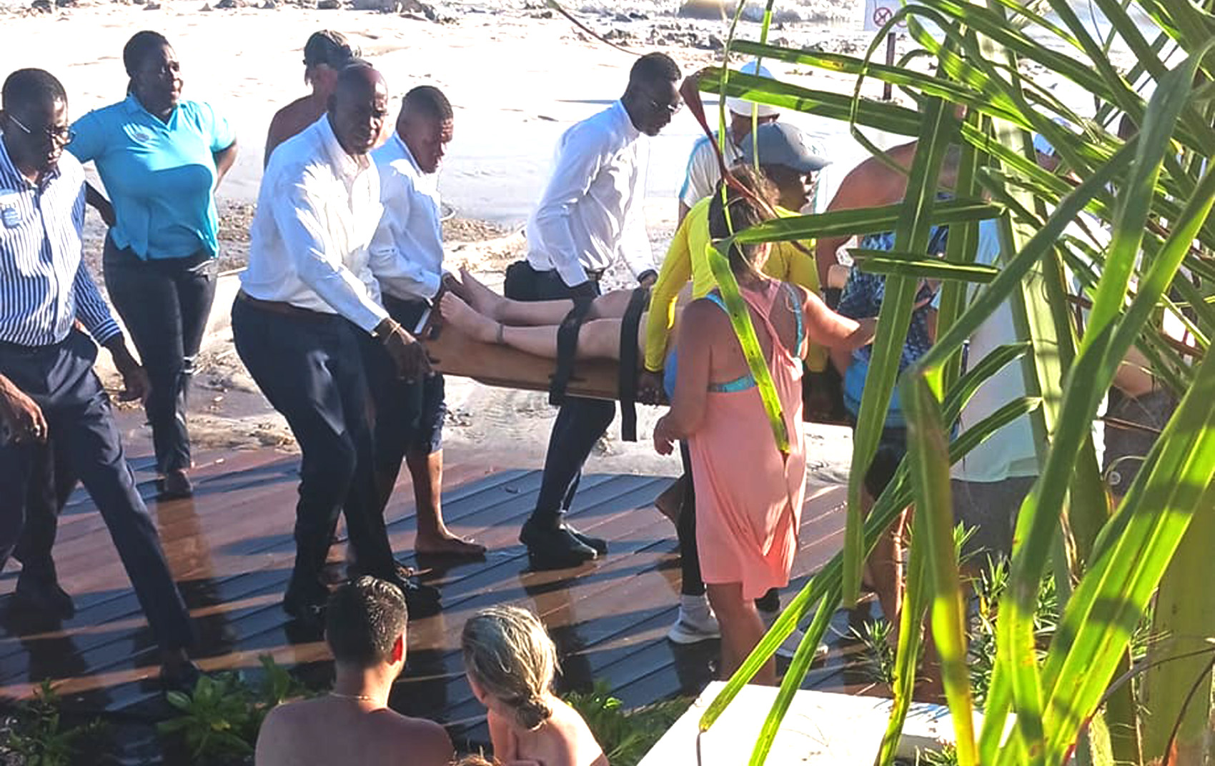 Sandals Curacao Pool Collapse