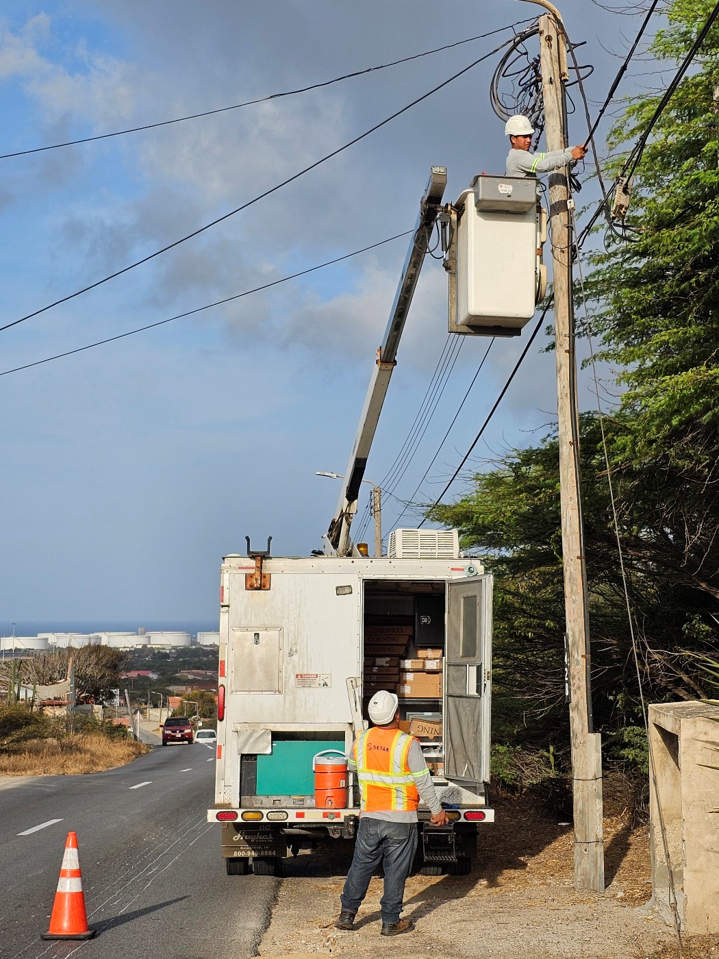 Setar conectando e districto di Noord, Savaneta y San Nicolas ...
