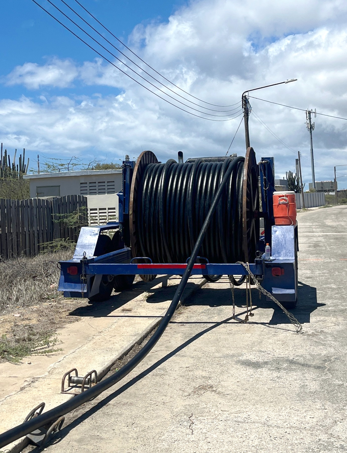 Ta sigui pone mas kabel bao tera pa expande coriente