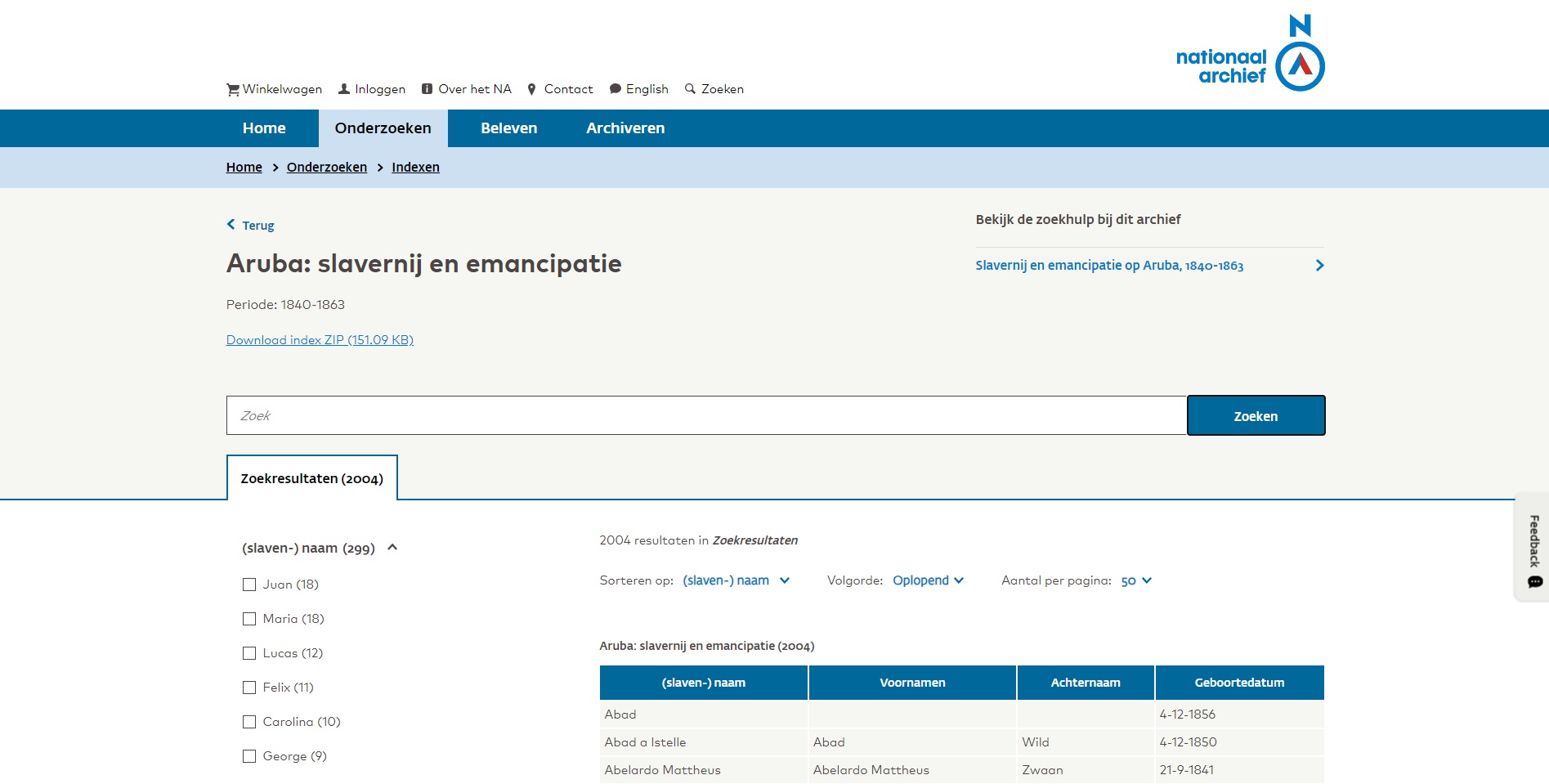 Awe Archivo Nacional ta publica online Database historico 'Aruba ...